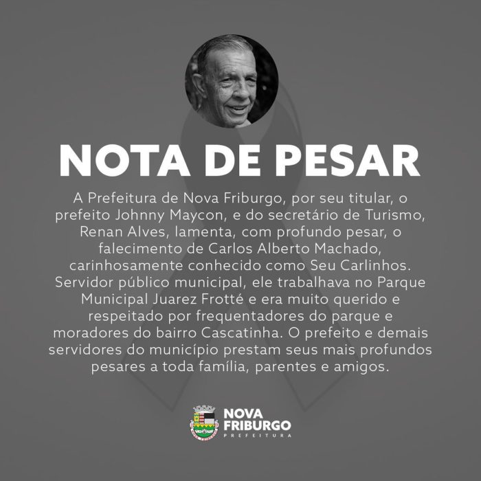 Friburgo: Morre Seu Carlinhos, do Parque Municipal Juarez Frotté : Nova ...